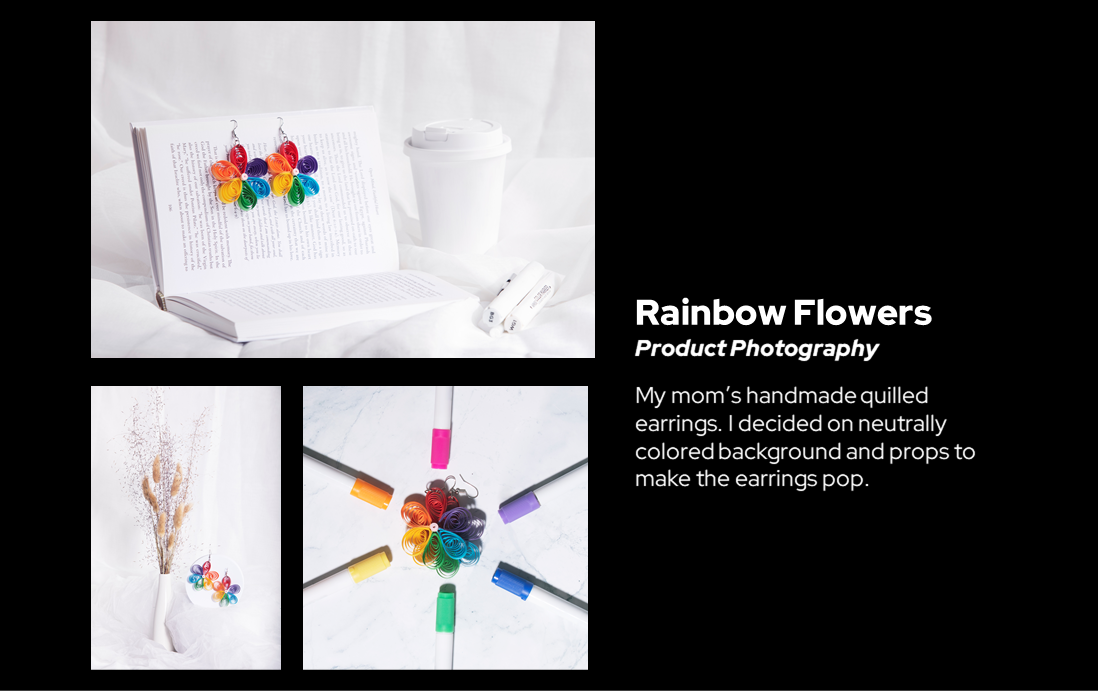 steph diche | rainbow earrings